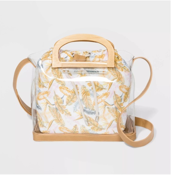 wild fable | Bags | Wild Fable Jelly Medium Clear Tote Handbag | Poshmark